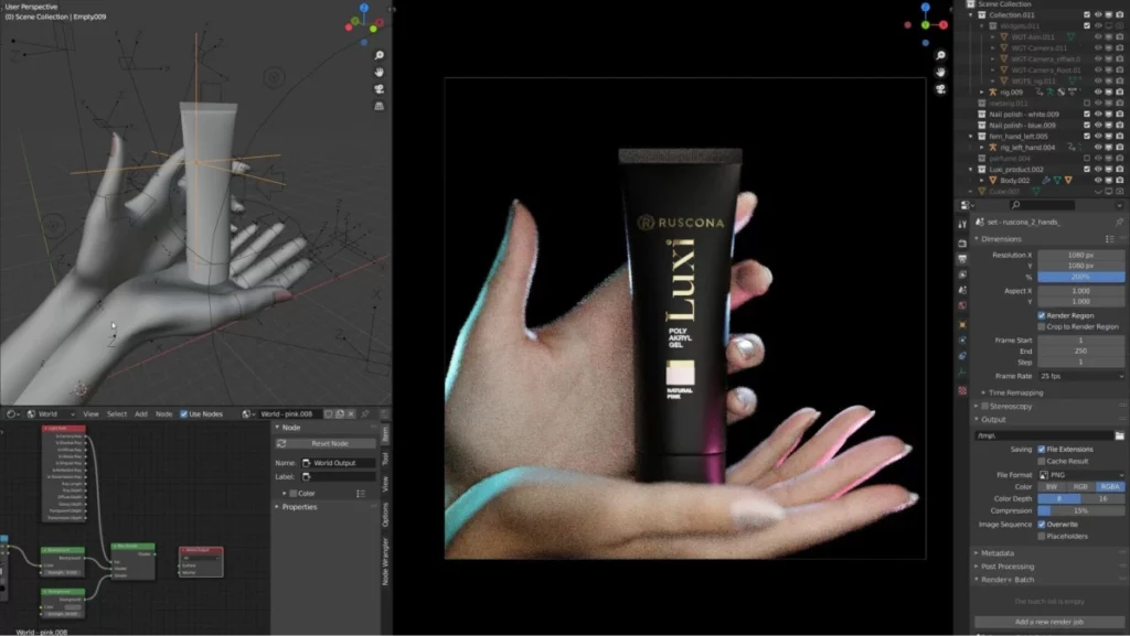 CGI Hand Modeling Services | Welpix